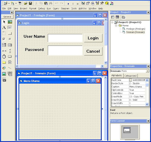 PEMOGRAMAN BASIC: Membuat User Login pada Visual Basic