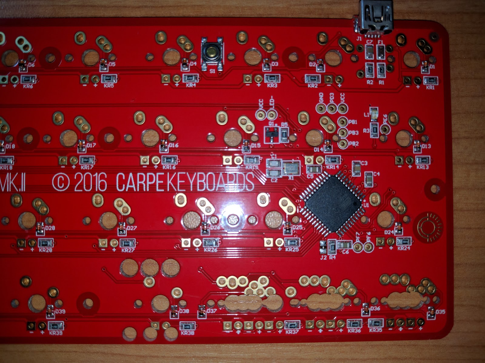 40% Keyboards: JD40 MK.II PCB