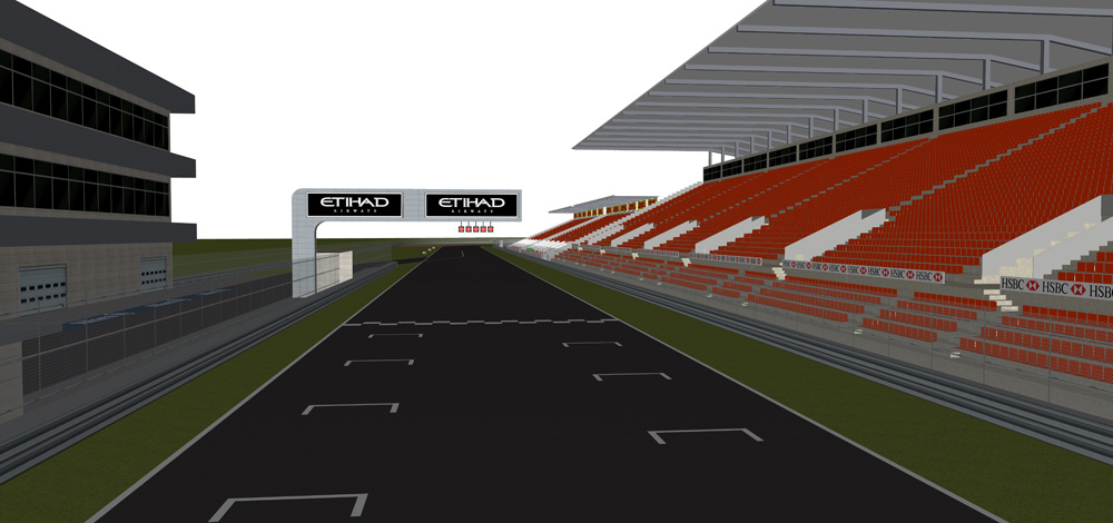 PompeY2J: F1 Circuit - new pit lane and terraining work