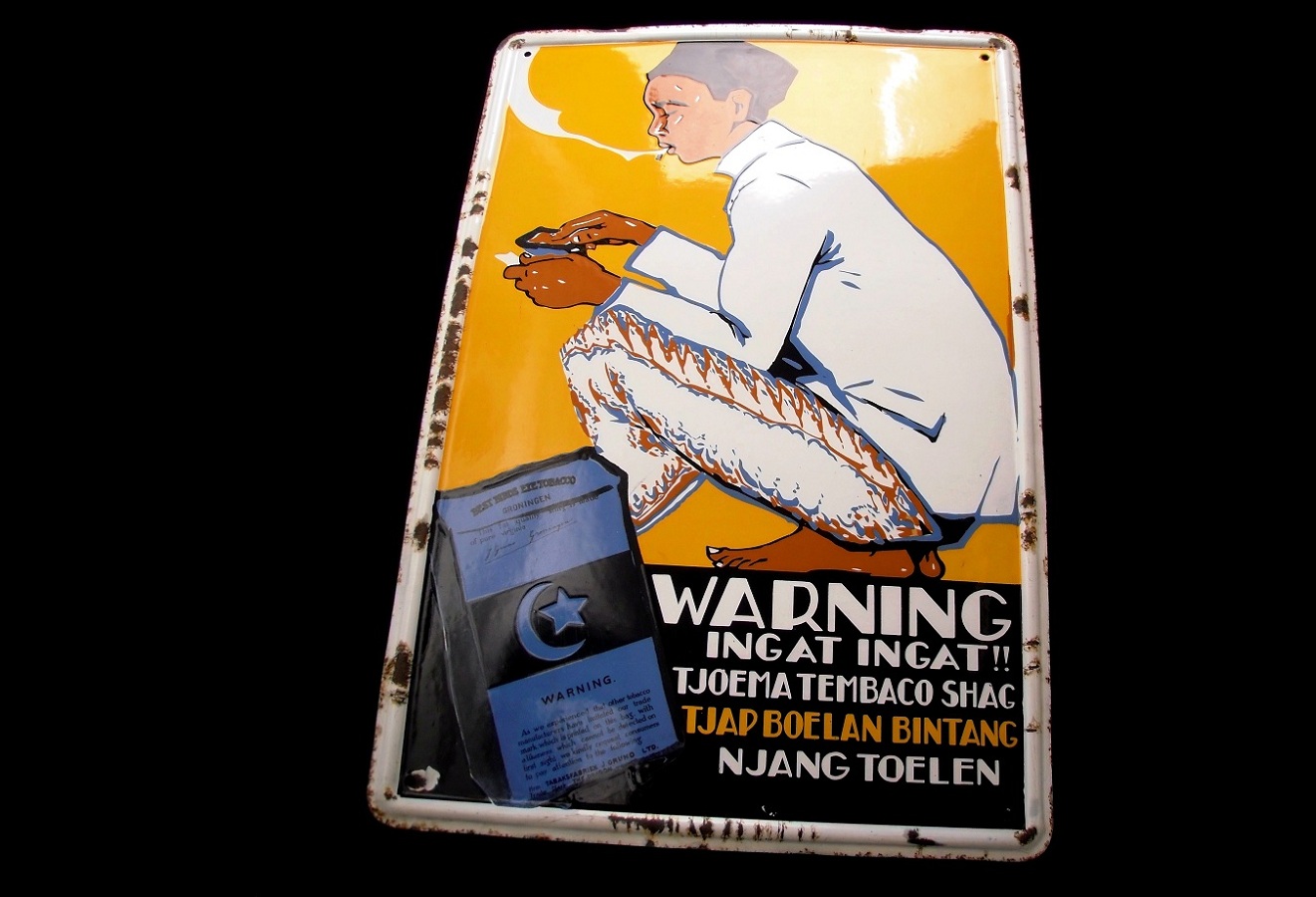 PATINA ANTIK: J. GRUNO GRONINGEN TOBACCO SHAG 'TJAP BOELAN BINTANG ...