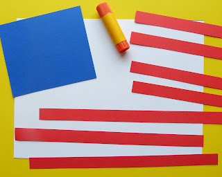 Paula's Primary Classroom: USA Flag Craft Tutorial
