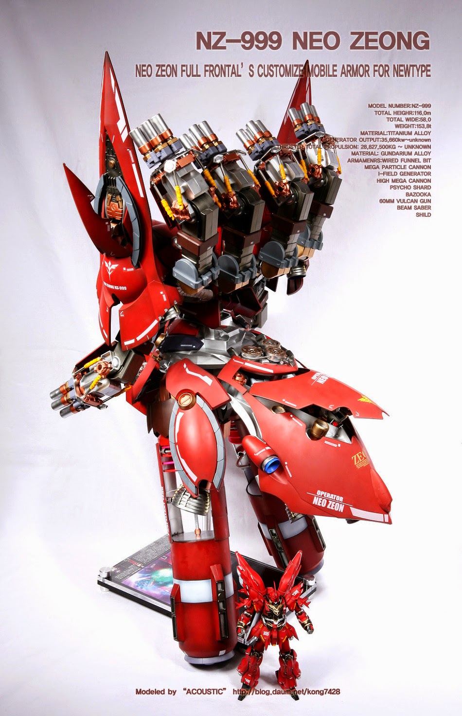 Custom Build: HGUC 1/144 NZ-999 Neo Zeong "Open Hatch Presentation"