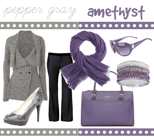 life through my lens: color crush: pepper gray & amethyst