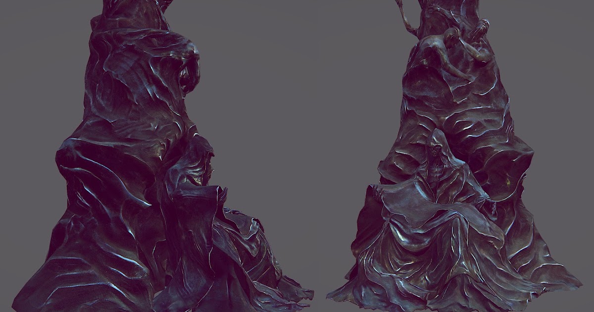 Jose Grandal Portfolio: Castlevania: Lords of shadow 2. Death statue