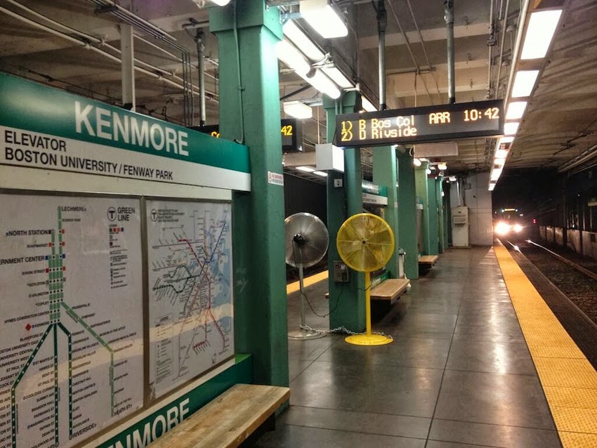 Boston to a T: Green Line "Next Train" Signs: How They Work