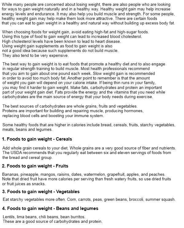 Gain Fast Weight Foods For Weight Gain Best Foods To Gain Weight And gain-fast-weight-foods-for-weight-gain-best-foods-to-gain-weight-and
