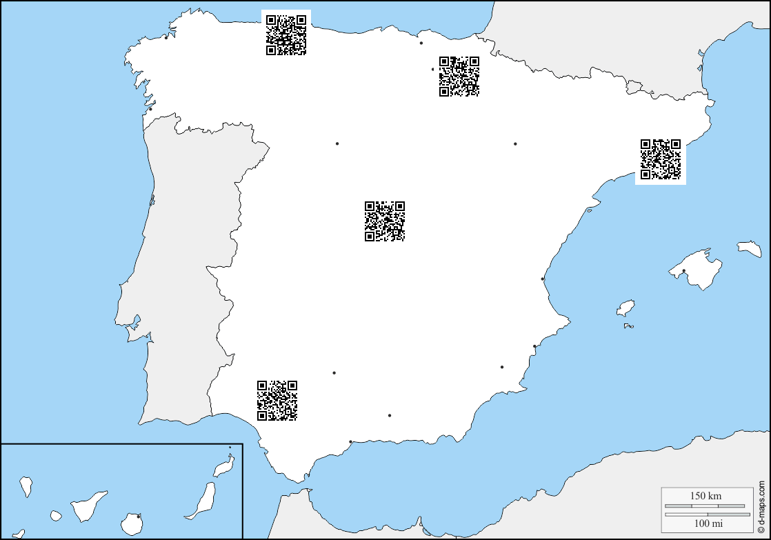 APRENDER CON CÓDIGOS QR: ESPAÑA EN CÓDIGOS QR