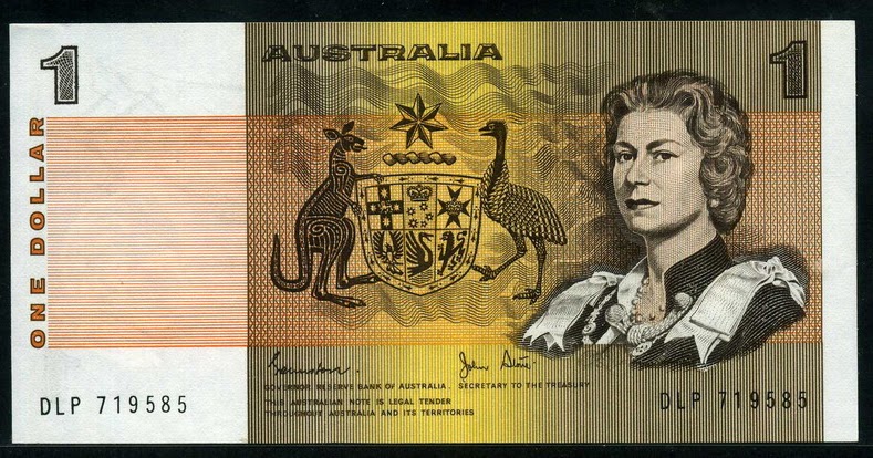 Australia Banknotes One Dollar banknote 1983 Queen Elizabeth II|World ...