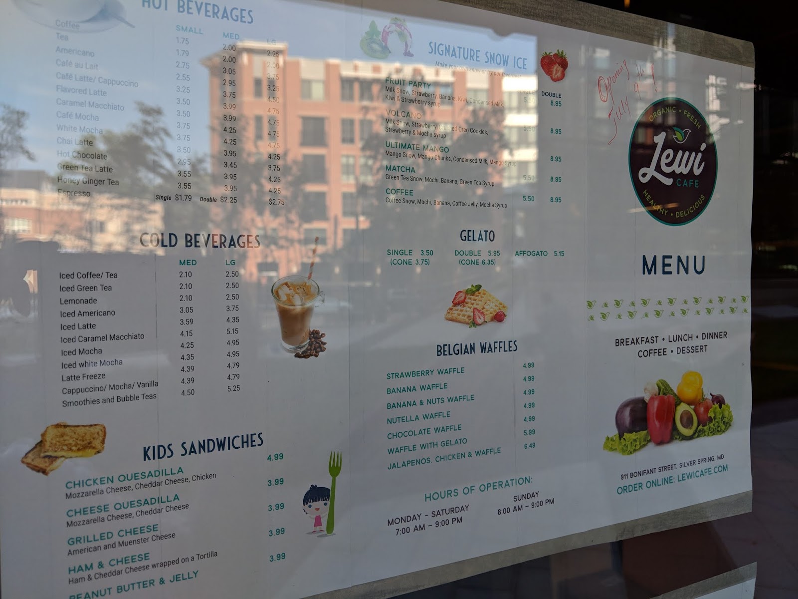 East MoCo: Lewi Cafe to open July 9 in Silver Spring