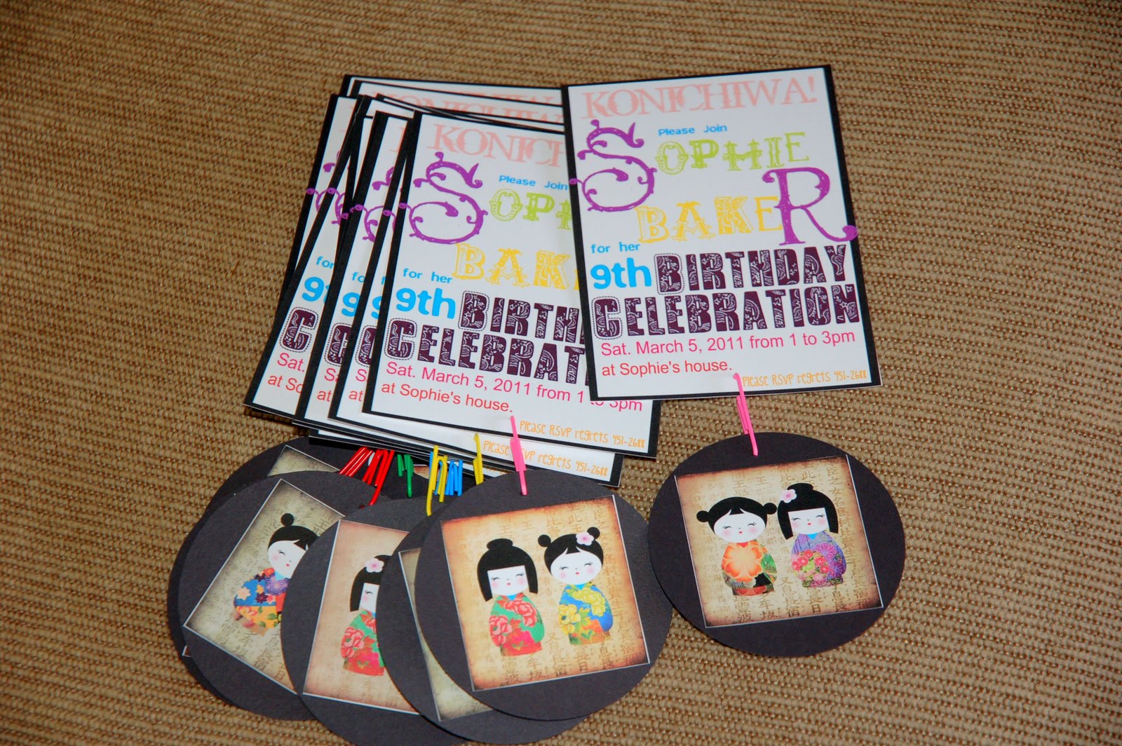 restlessrisa: Japanese Theme Birthday Party