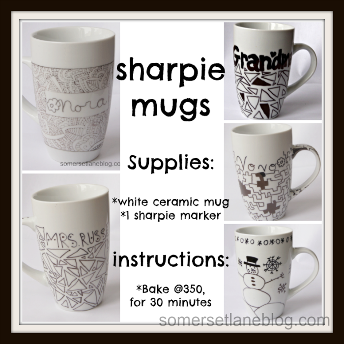 Easy to make Sharpie Marker Mugs. Will make great home made gifts for ...