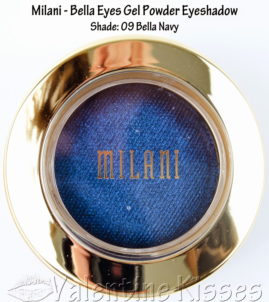 Valentine Kisses: Milani Bella Eyes Gel Powder Eyeshadow - swatches ...