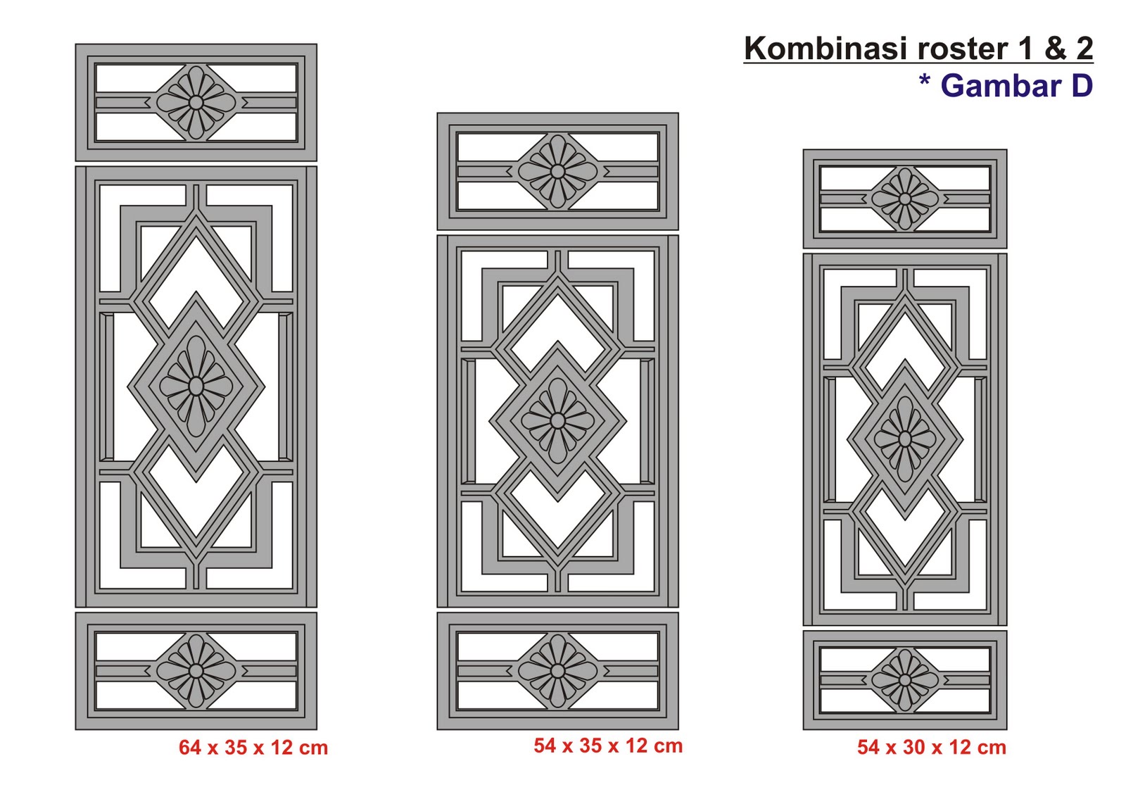 GRC ARTIKON: DESAIN dan GAMBAR DETAIL LOSTER