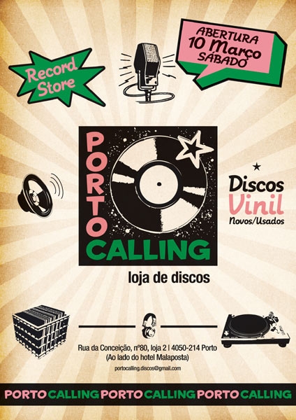 Billy-News: Porto Calling - nova loja de discos