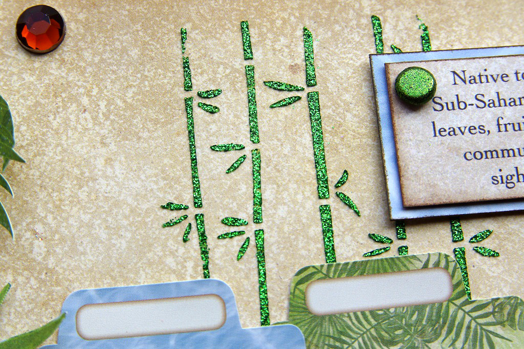 The BoBunny Blog: Elephant Adventure layout with Jungle Life