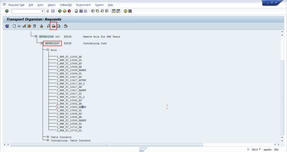 SAP Basis For Beginner: Creating Transport Request for Roles (DEV ...