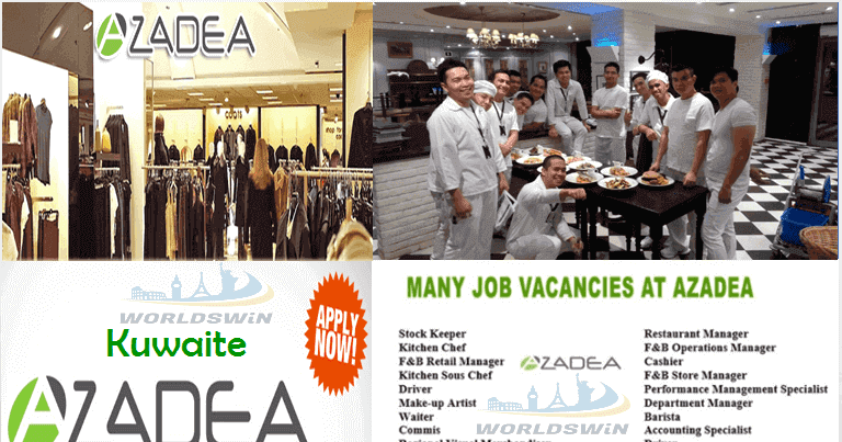 Azadea Kuwait Job Vacancies - Worldswin: jobs apply-immigration advice