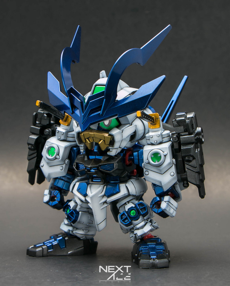 Painted Build: SD BB Senshi Sengoku Astray "Blue Frame"
