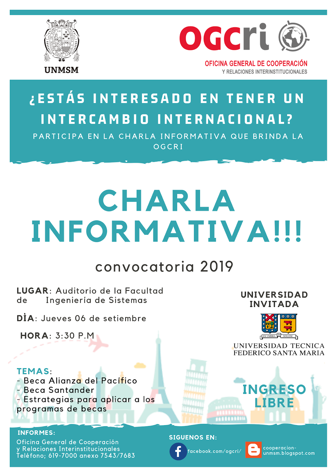 OGCRI - UNMSM: CHARLA INFORMATIVA