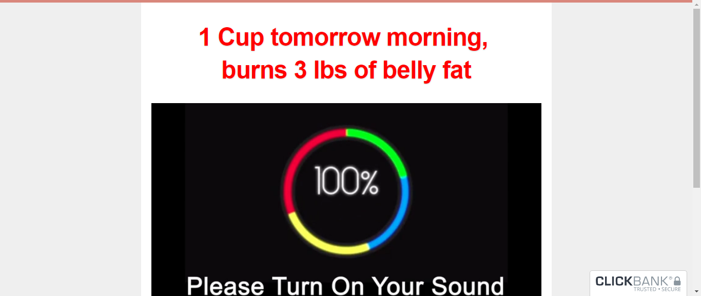 Burns 3 lbs of Belly Fat