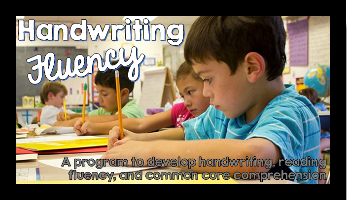 The Third Grade Nest : Handwriting Fluency