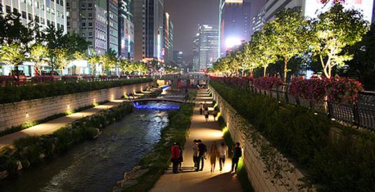 Sungai Cheonggyecheon, Sungai Terbersih di Seoul Korea Selatan | Netpacker