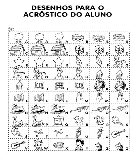 Diversas atividades com acrósticos!-ESPAÇO EDUCAR