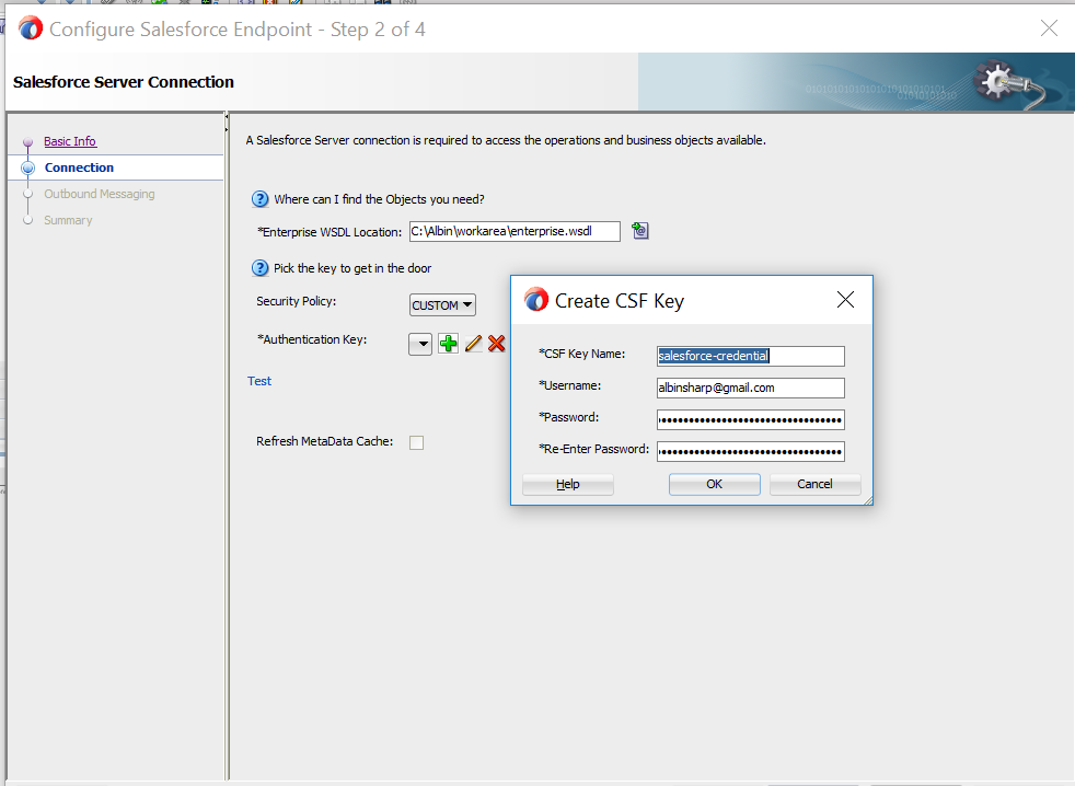 How to receive Outbound Message notification from Salesfore through Salesforce Adapter in Oracle ...