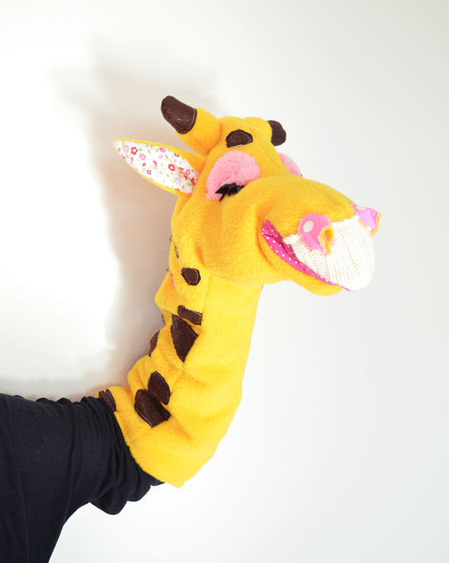 Żyrafa i Szakal - pacynki/ Giraffe and Jackal - puppets