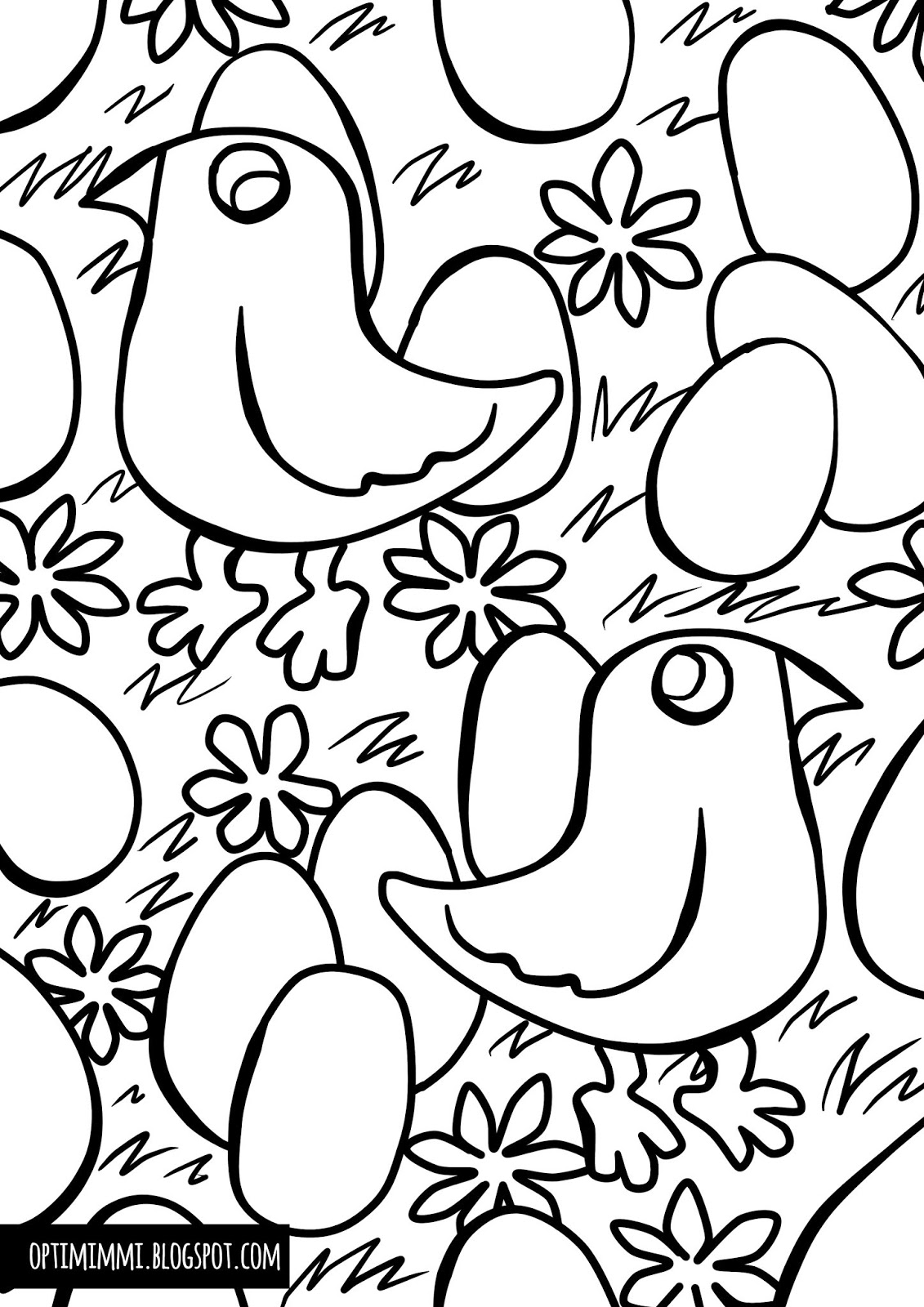 Inktober 2018: 31 coloring pages / 31 Värityskuvaa