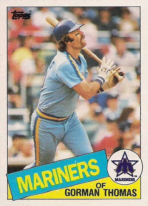 1985 Topps: #202 - Gorman Thomas