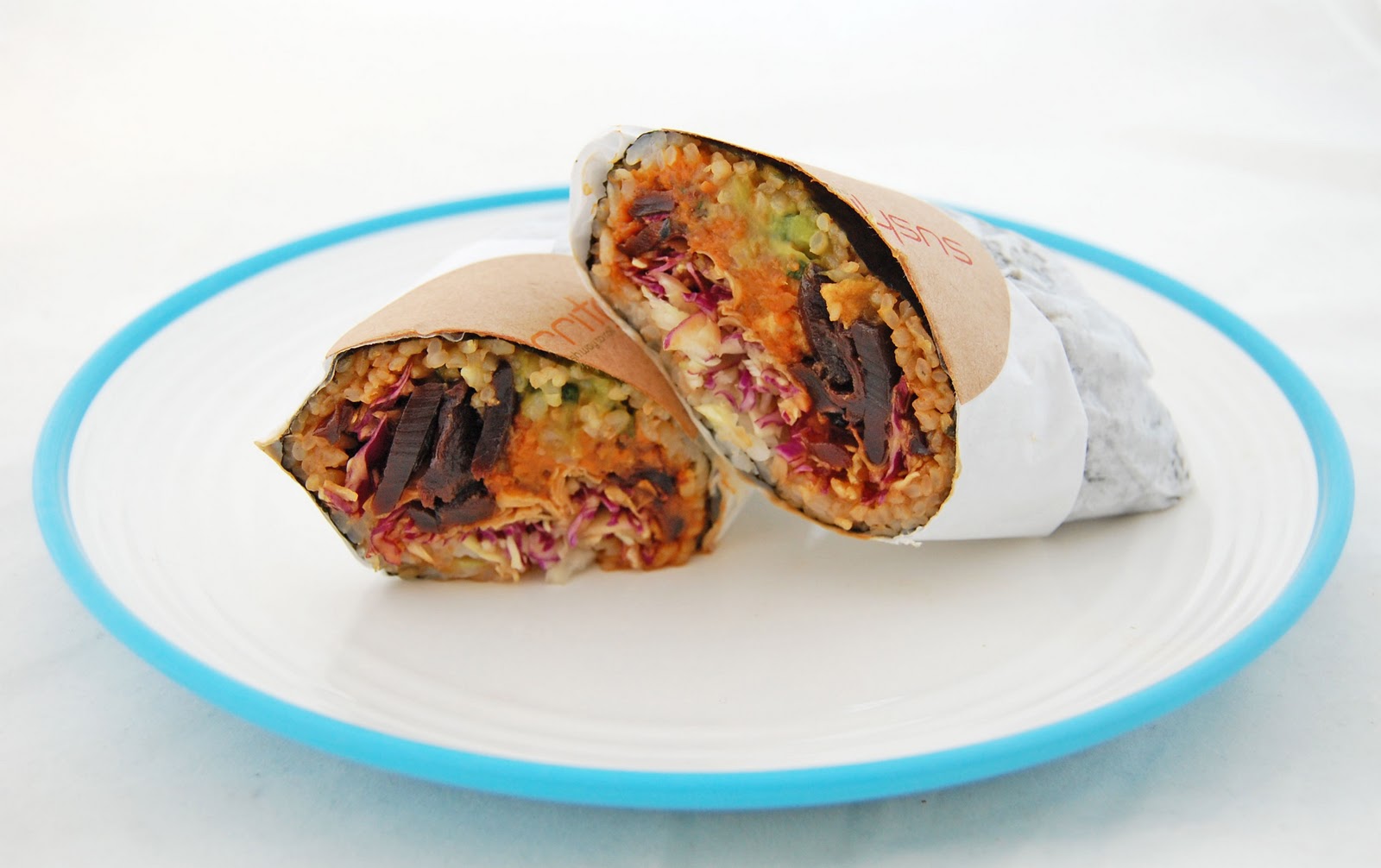 Café VegNews: A Giant Sushi Buritto Roll