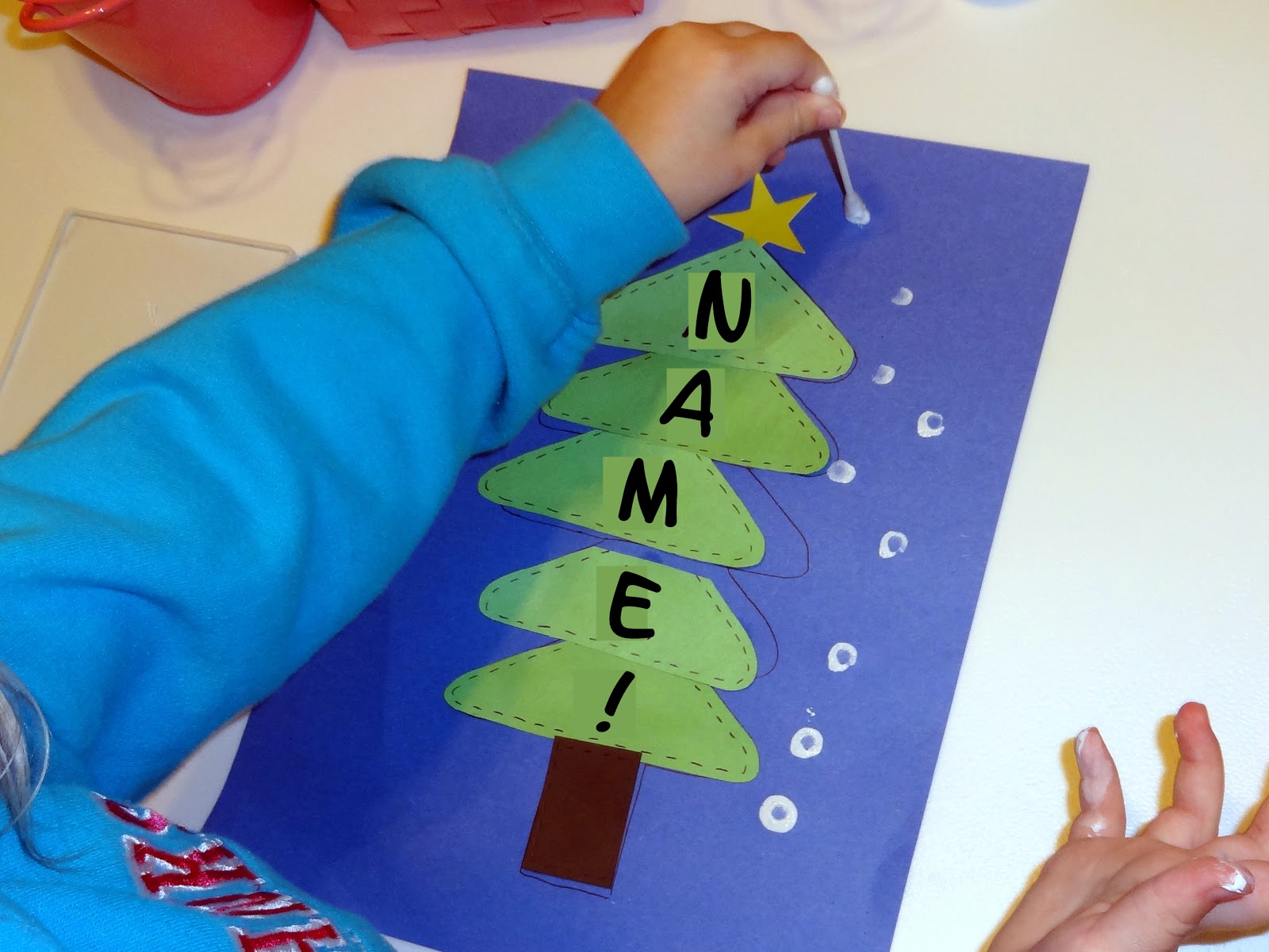 Mom's Tot School: Christmas Trees
