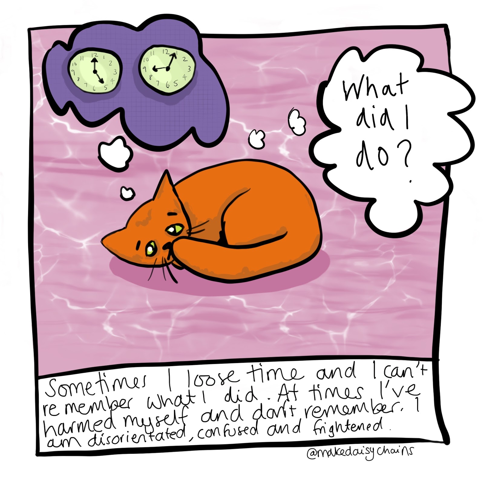 Hannah Daisy: Dissociation - explained in a short story. With cats - By ...