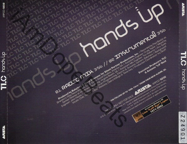 iAmDopeBeats Catalog: TLC - Hands Up [Promo CD Single]