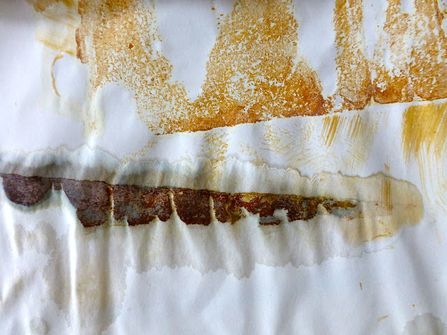 tracemarks: rust and remnants .....