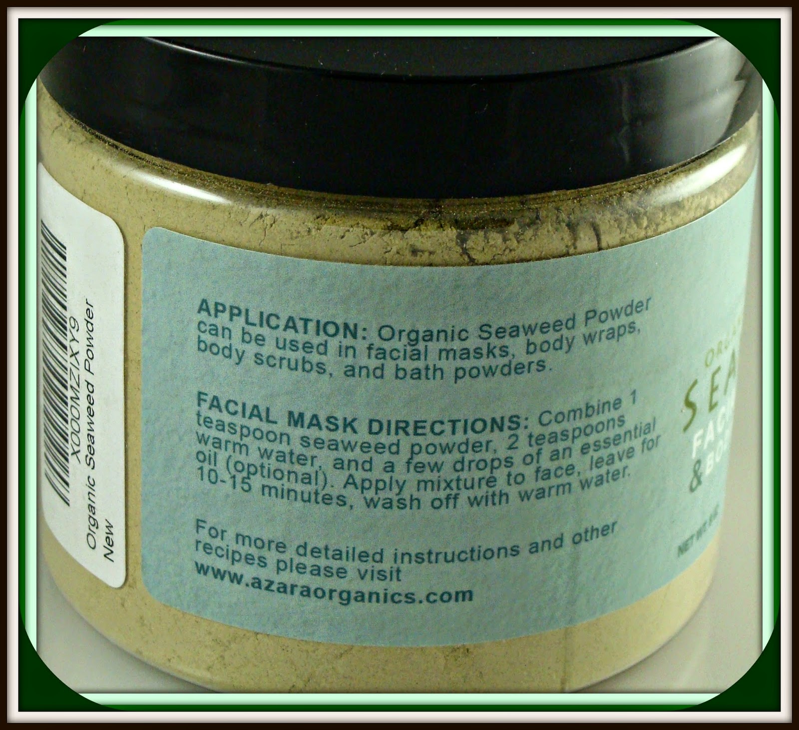 colouremyobsessions: Organic Seaweed Powder Review #seaweed