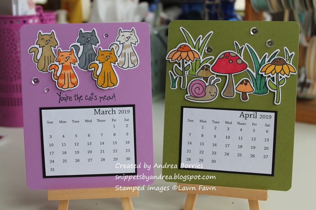 Snippets: 2019 animal desk calendar