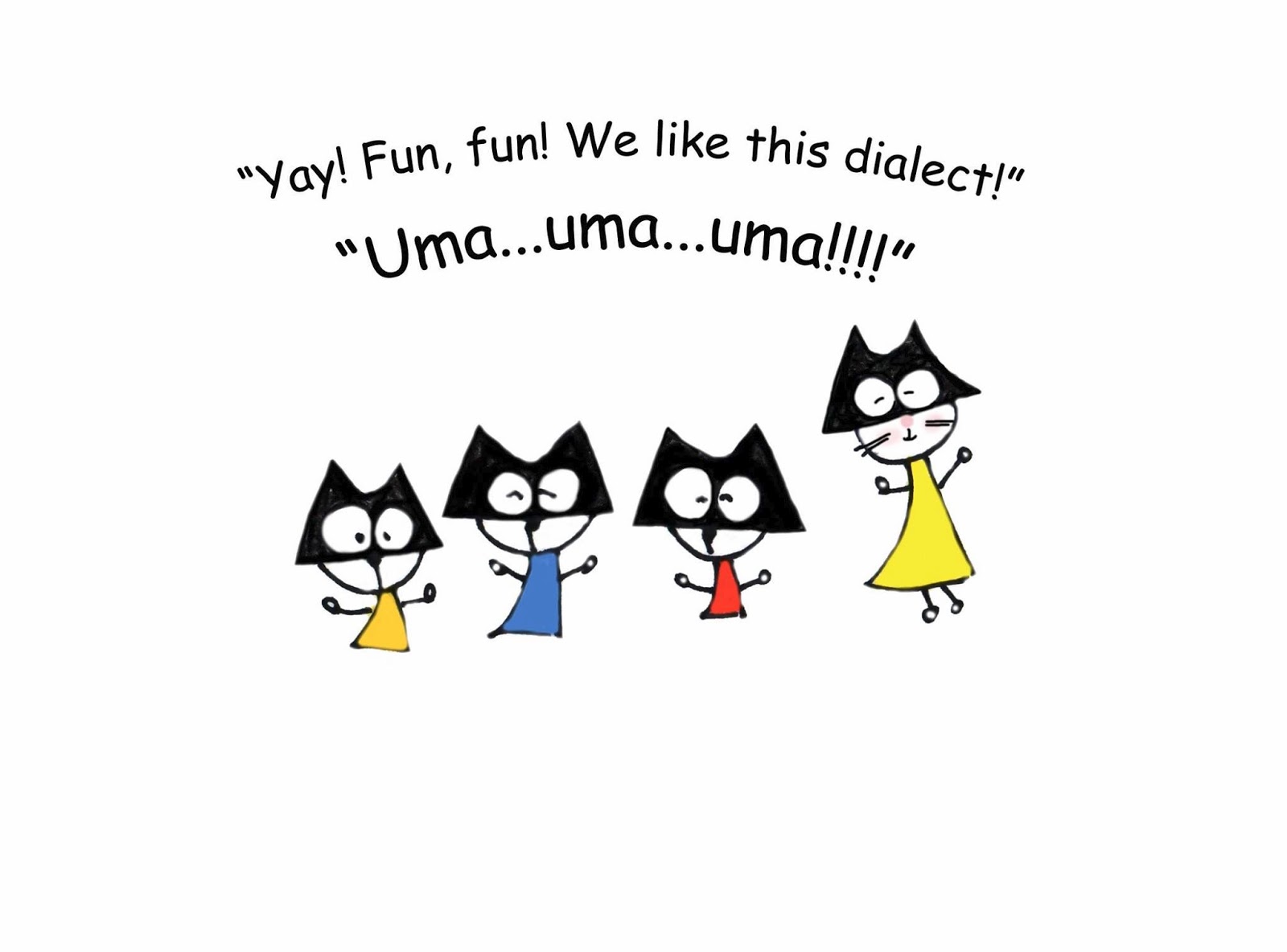 THE ADVENTURES OF CATMAN (And his friends): LEARNING JAPANESE