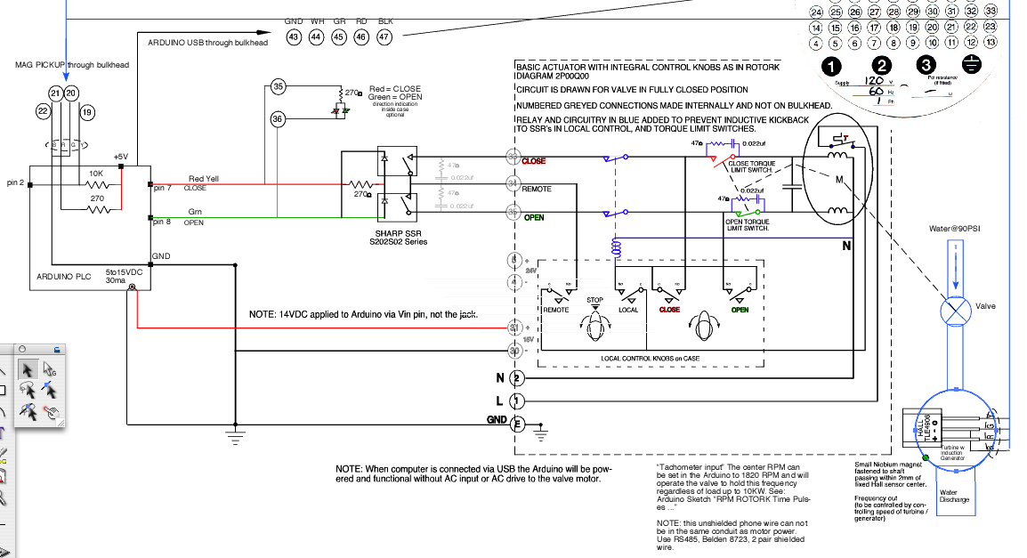 Rotork Wiring Code Card 39824