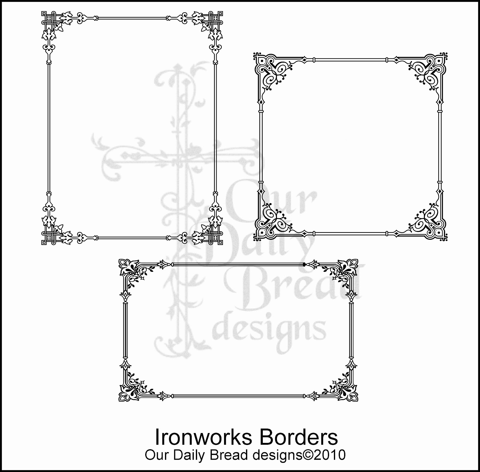 ODBD For the Love of Borders and Frames Hop! | The Things I Do With Paper