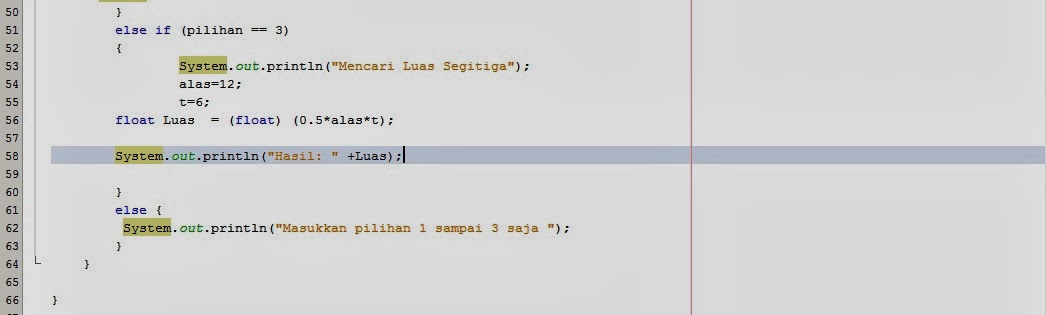 Java IF beserta Flowchart | Blog tambah ilmu
