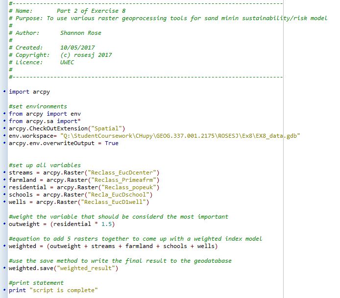 GIS II: Geography 337: Python Scripting