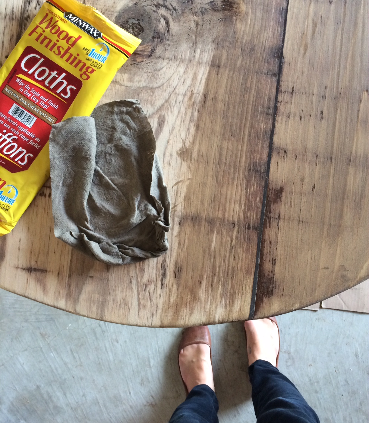 DIY Furniture Staining - How to strip and stain wood - Harlow & Thistle