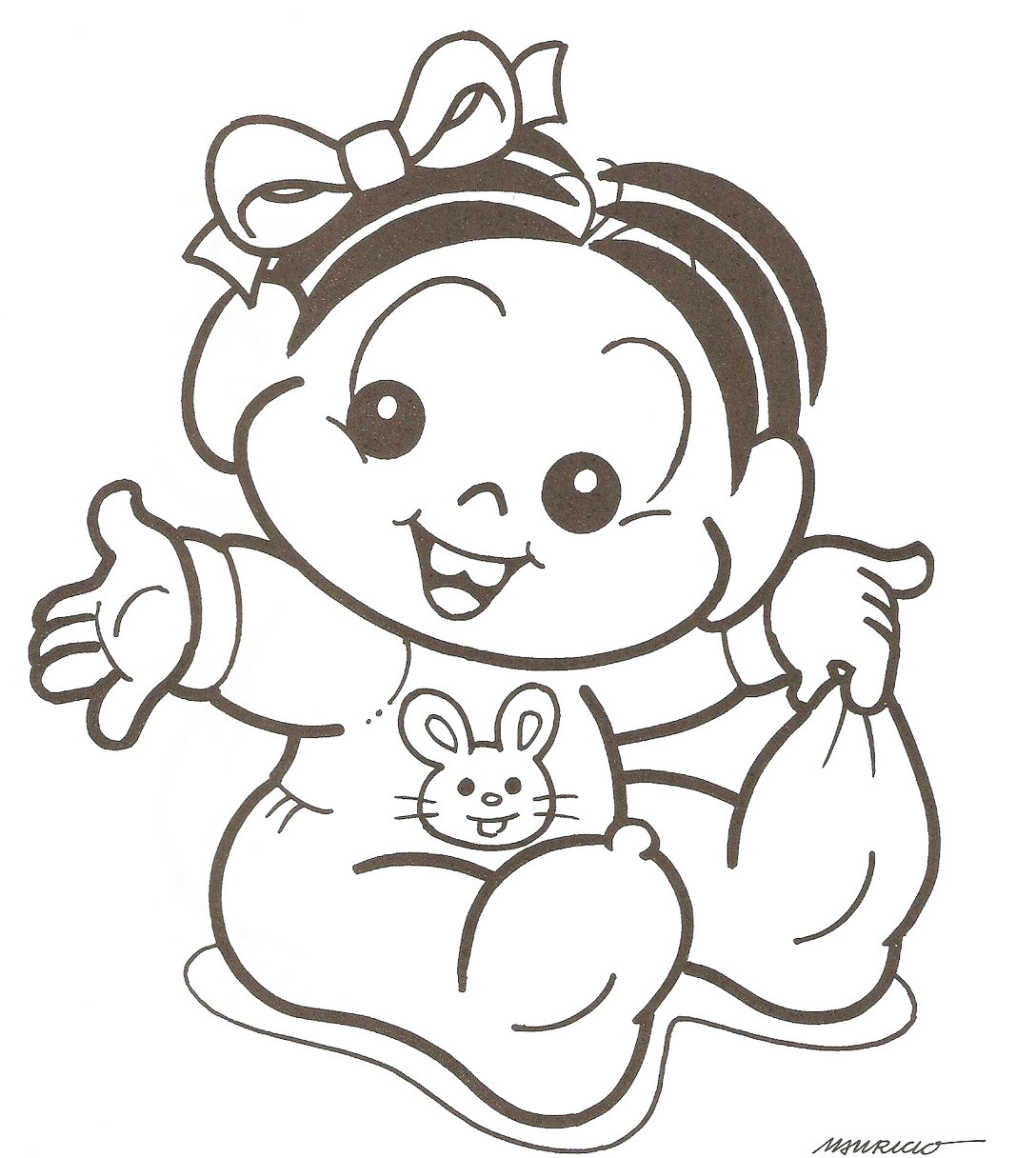 Turma da Monica para Colorir Turma da Monica Pintar - Pintar e Colorir