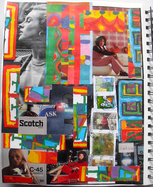 ART SKOOL DAMAGE : Christian Montone: Sketchbook Pages: Collages & Drawings