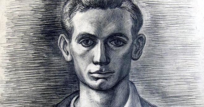 Men portraits : Bernard Perlin (1918-2014) Self Portrait