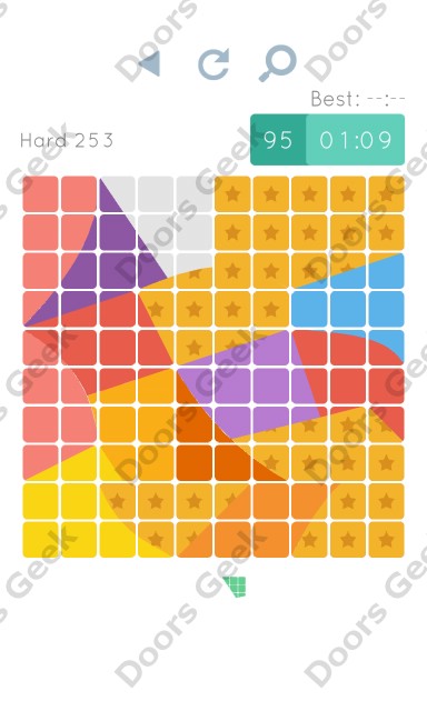 Blocks & Shapes [Hard] Level 253 Solution ~ Doors Geek