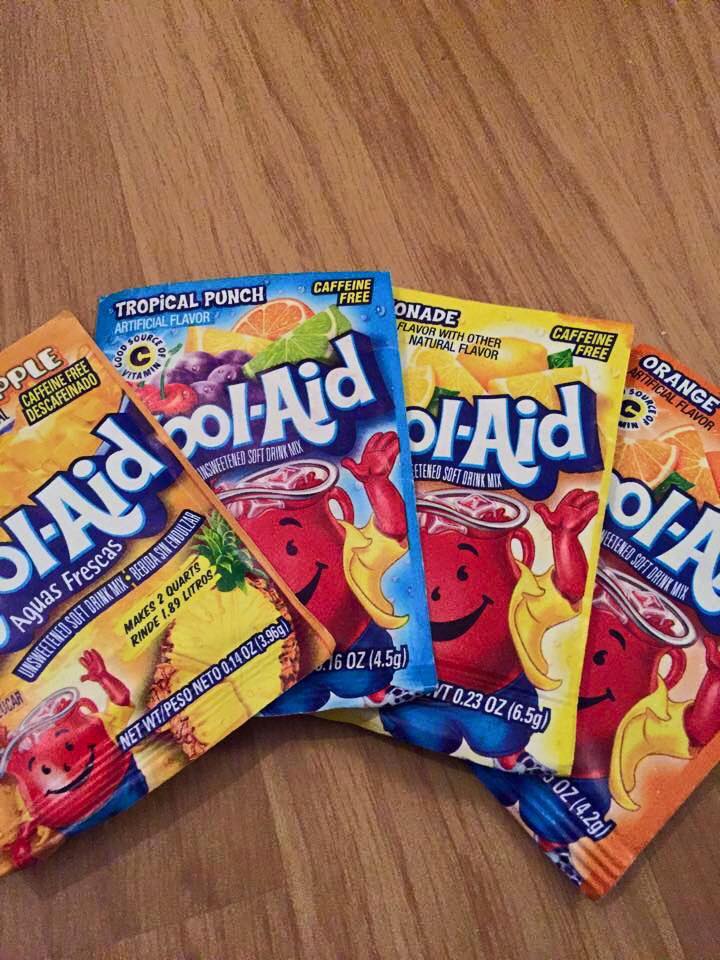 Langanlumous: Koolaus eli Kool-aid värjääminen