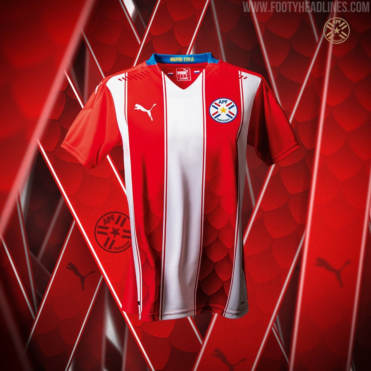 No More Adidas - Puma Paraguay 20-21 Home & Away Kits Released - Footy ...